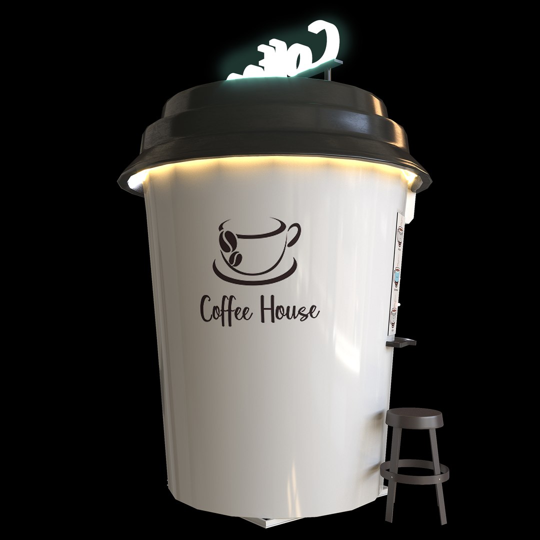 3D Coffee Model - TurboSquid 1620180