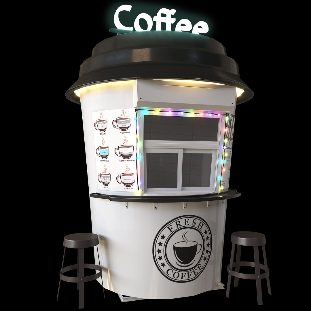 3D Coffee Model - TurboSquid 1620180