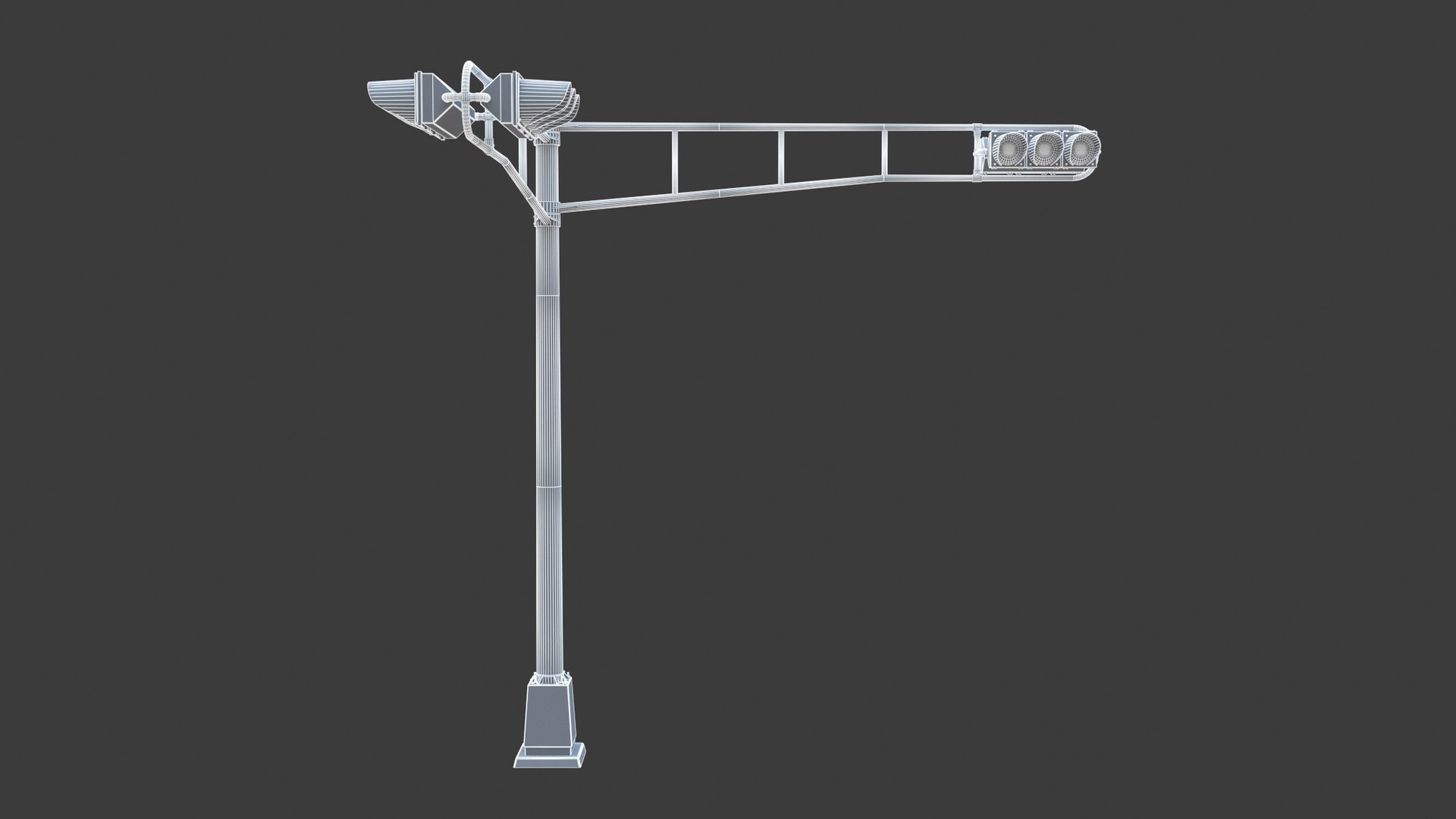 3D Street Light Model - TurboSquid 1454941