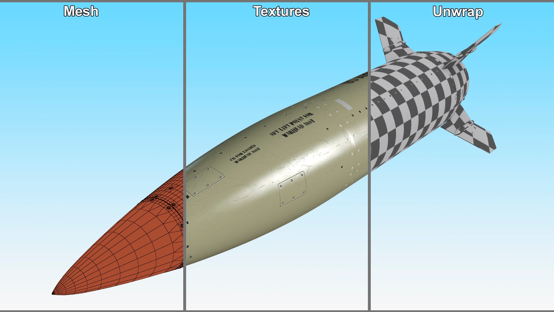US Army Hellfire Missile MGM-140 ATACMS 3D - TurboSquid 2350585