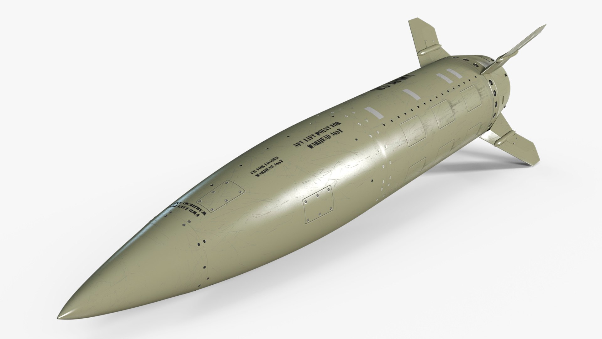 US Army Hellfire Missile MGM-140 ATACMS 3D - TurboSquid 2350585