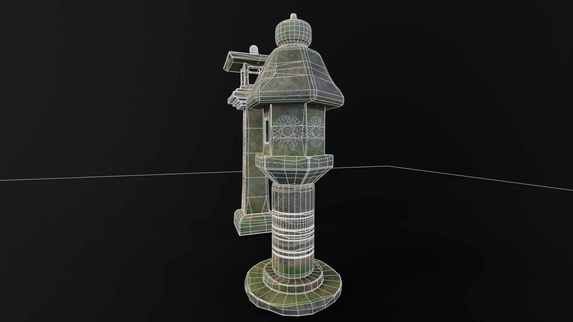 Doro Japanese Lantern 3D Model - TurboSquid 2222776