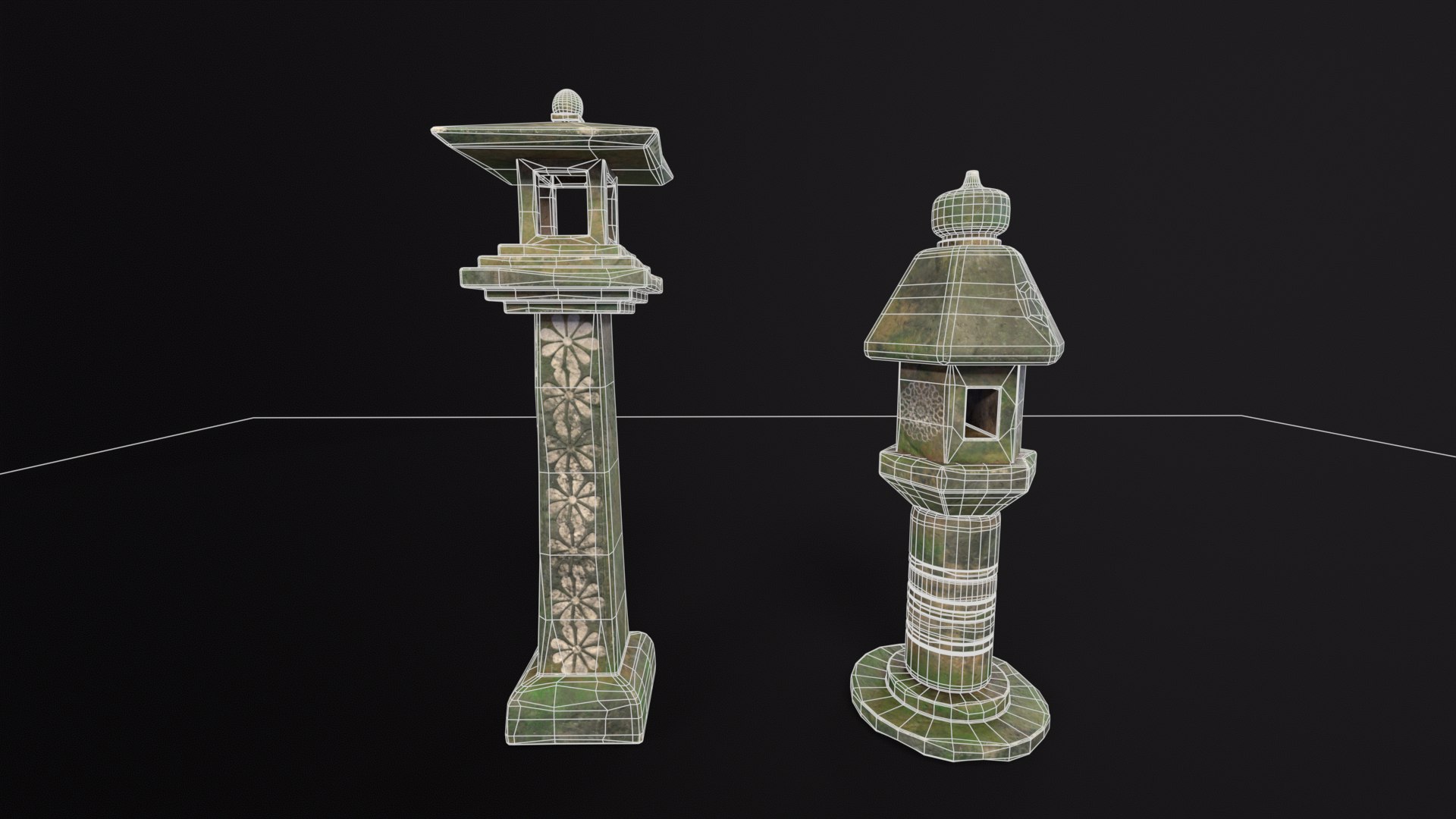 Doro Japanese Lantern 3D Model - TurboSquid 2222776
