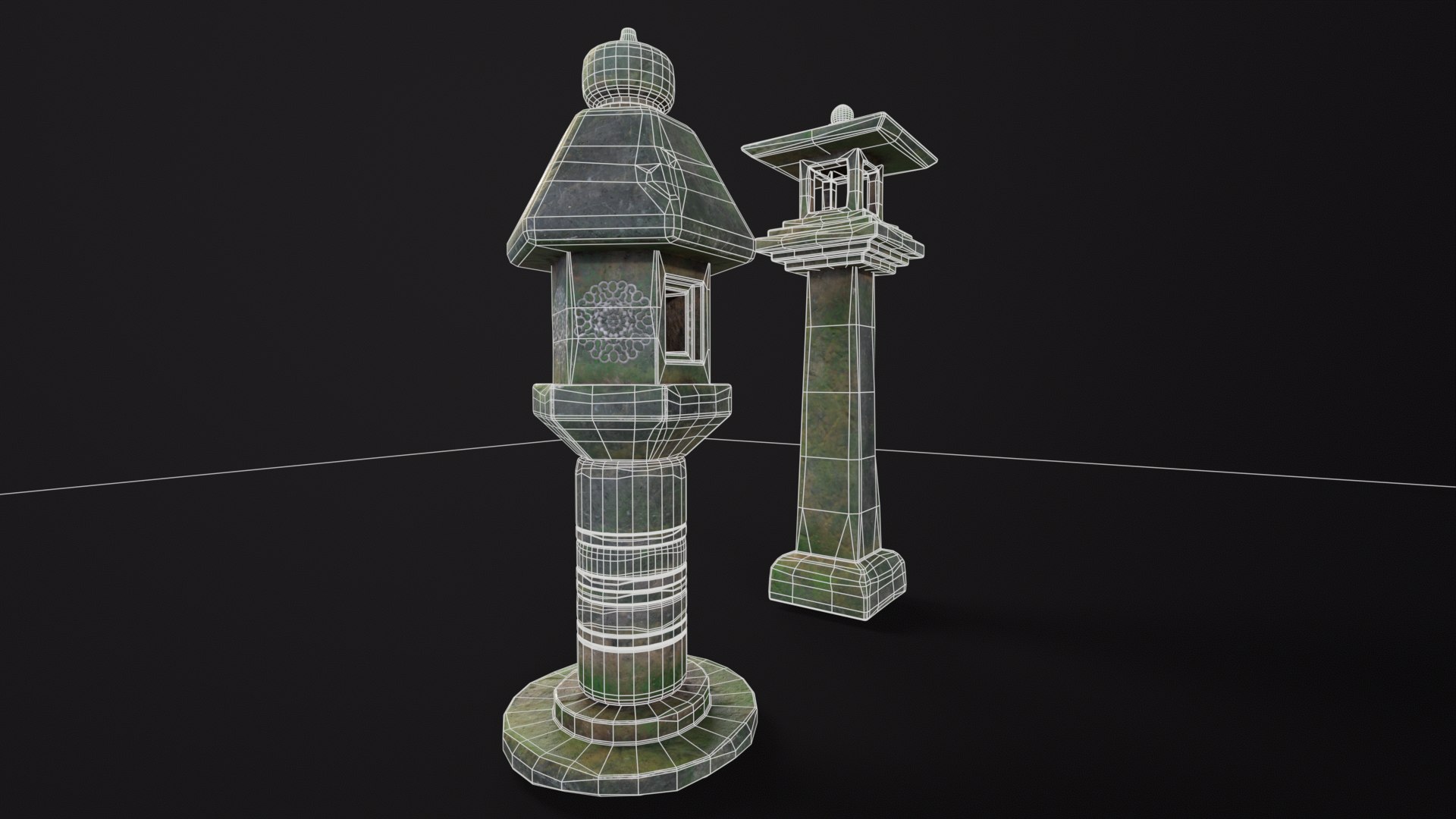 Doro Japanese Lantern 3D Model - TurboSquid 2222776