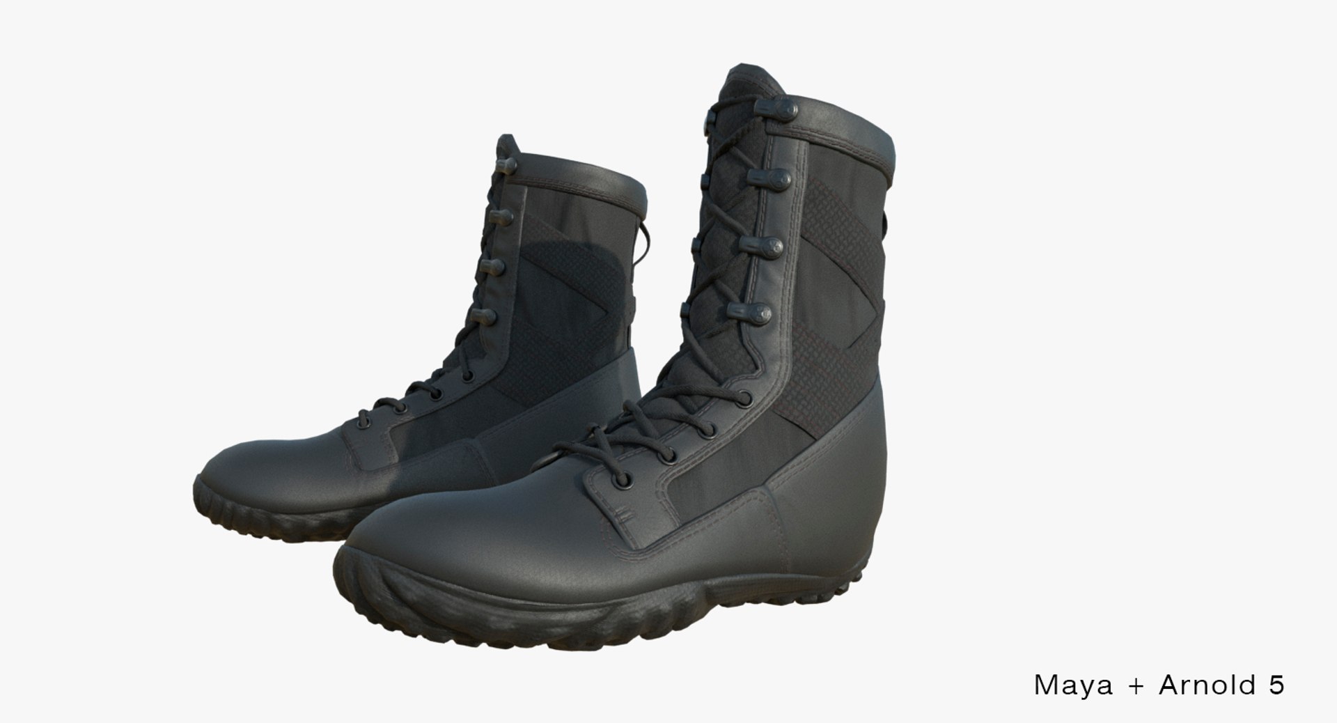 Pbr boot 3D model - TurboSquid 1347833