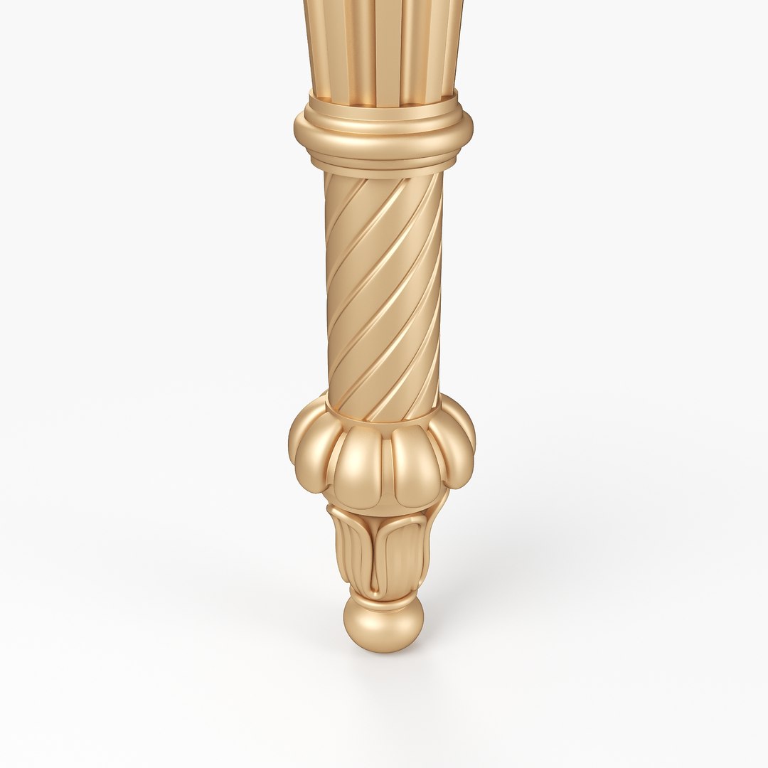 Classic Table Leg 3D Model - TurboSquid 1777929