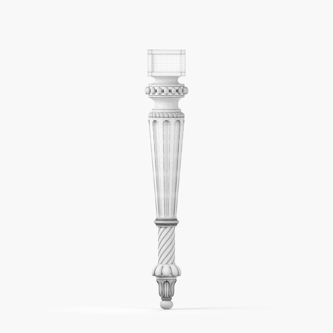 Classic Table Leg 3D Model - TurboSquid 1777929