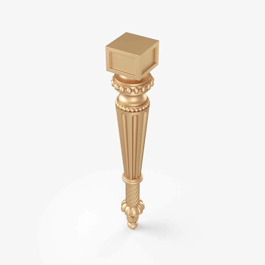 Classic Table Leg 3D Model - TurboSquid 1777929