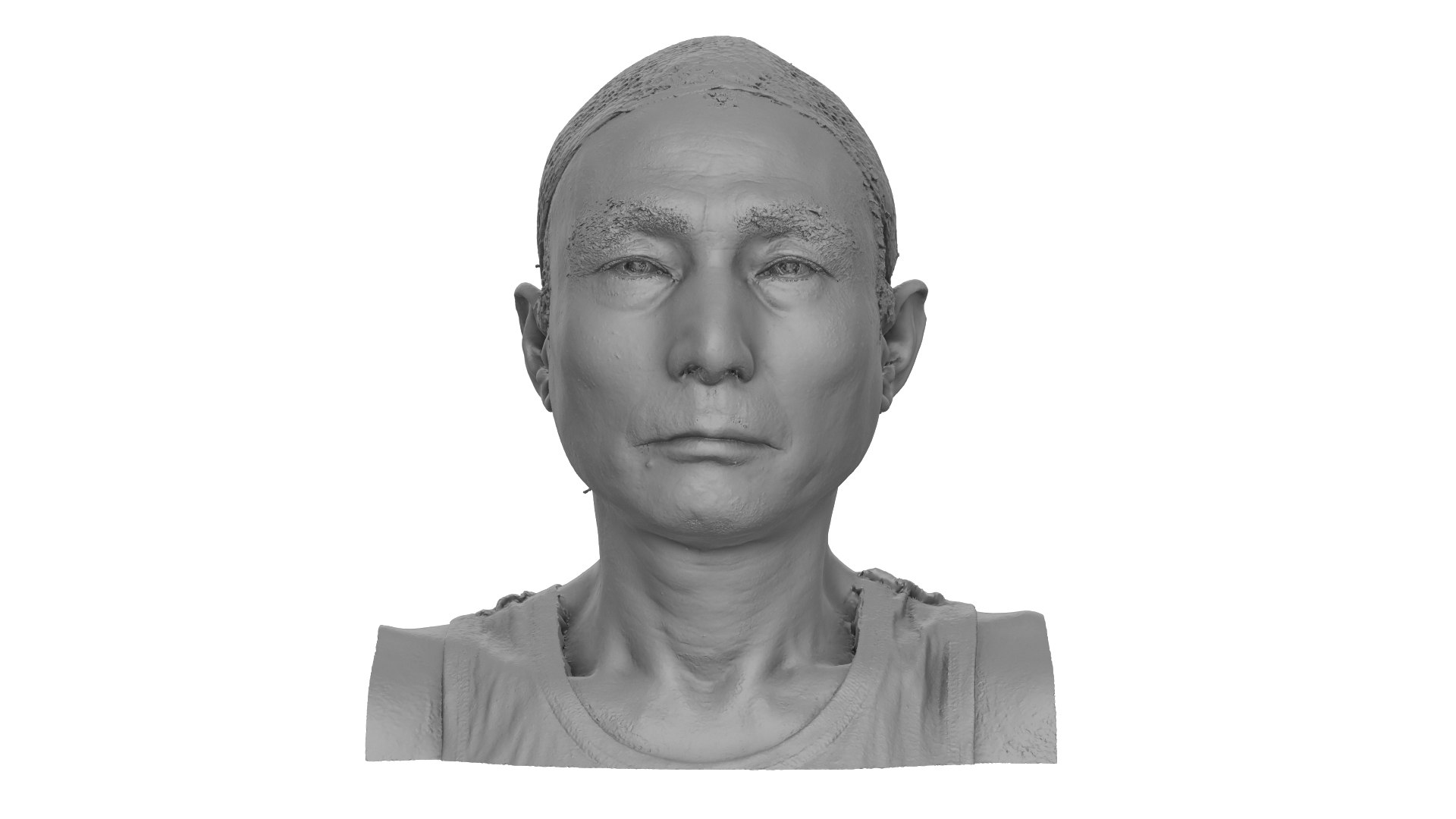 3D Raw Head Scan Hitarashi Hachigoro Model - TurboSquid 1943696
