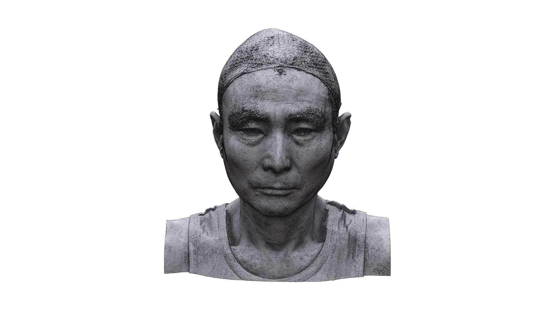 3D Raw Head Scan Hitarashi Hachigoro Model - TurboSquid 1943696
