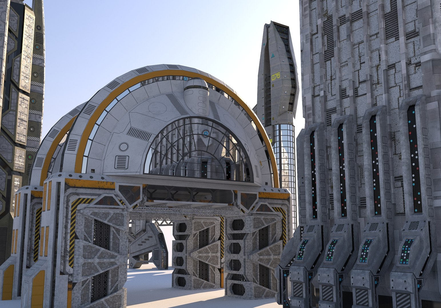 3D Modern Buildings Model - TurboSquid 1656639