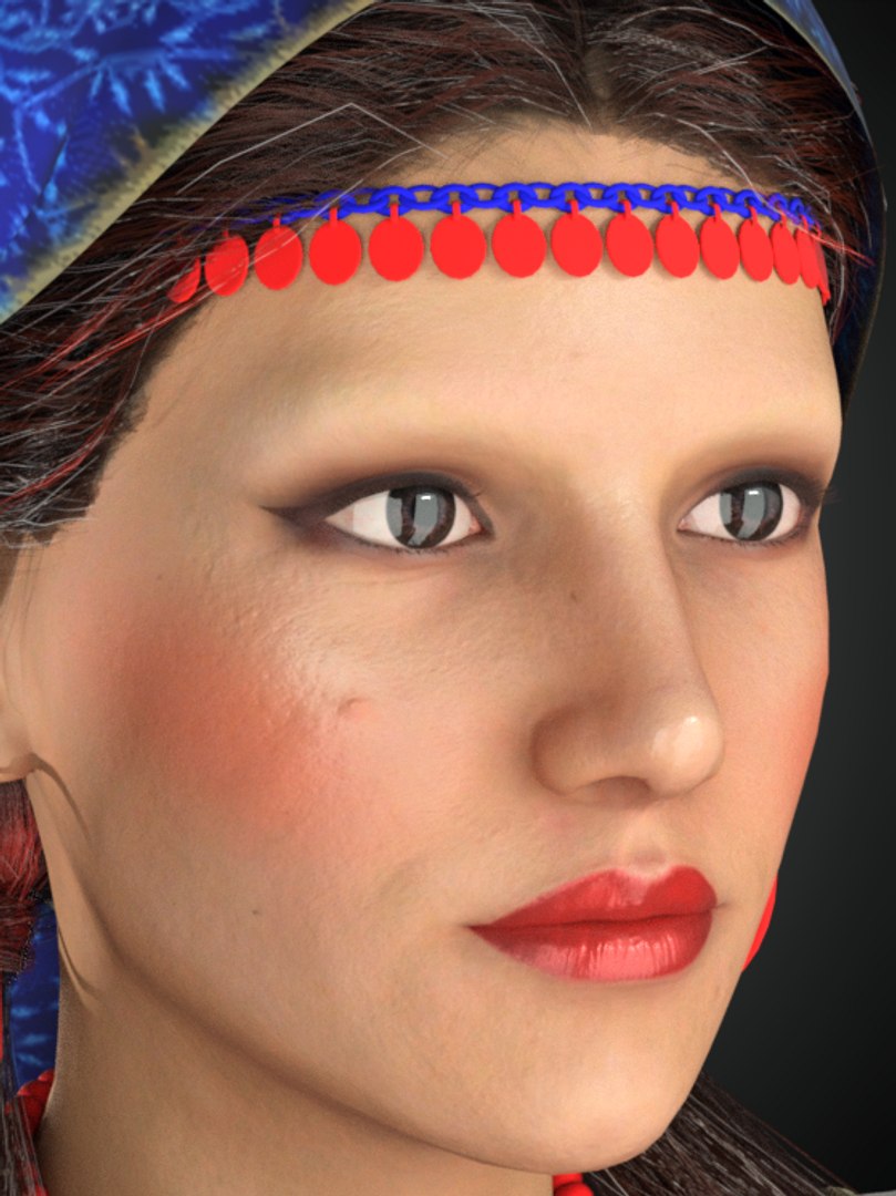 Realistic Rigged Style Woman-Lopa Character 3D Model 3D model ...