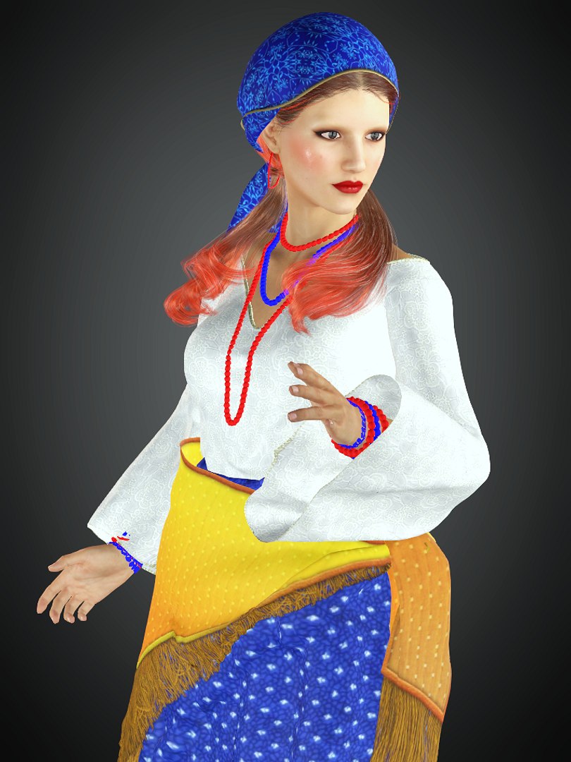 Realistic Rigged Style Woman-Lopa Character 3D Model 3D model ...