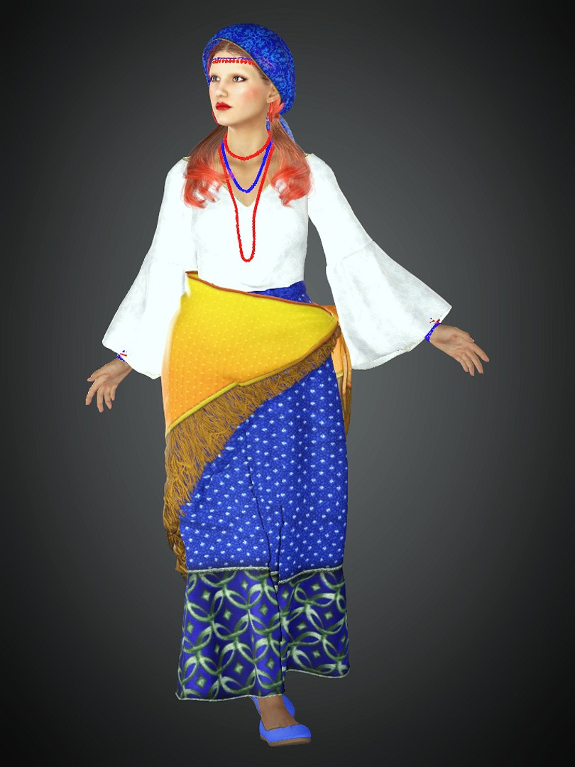 Realistic Rigged Style Woman-Lopa Character 3D Model 3D model ...