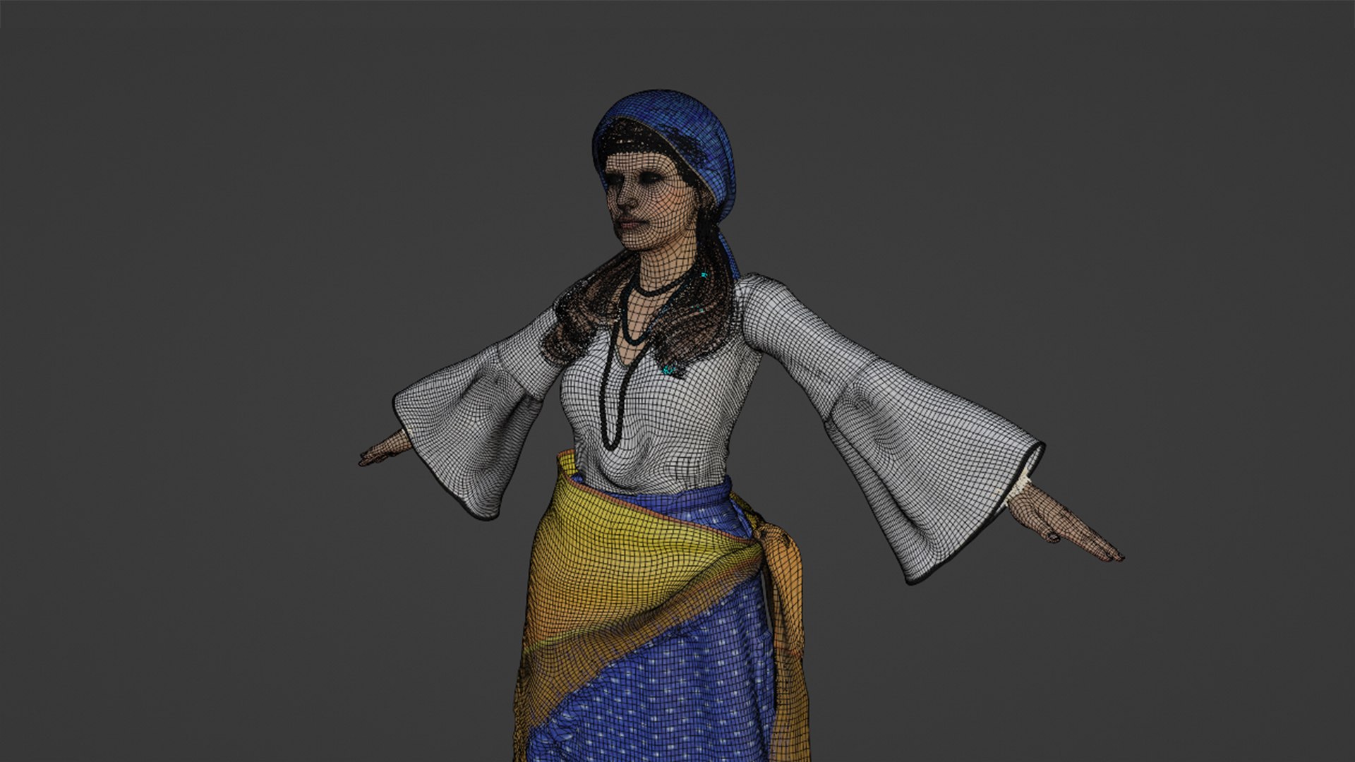 Realistic Rigged Style Woman-Lopa Character 3D Model 3D model ...