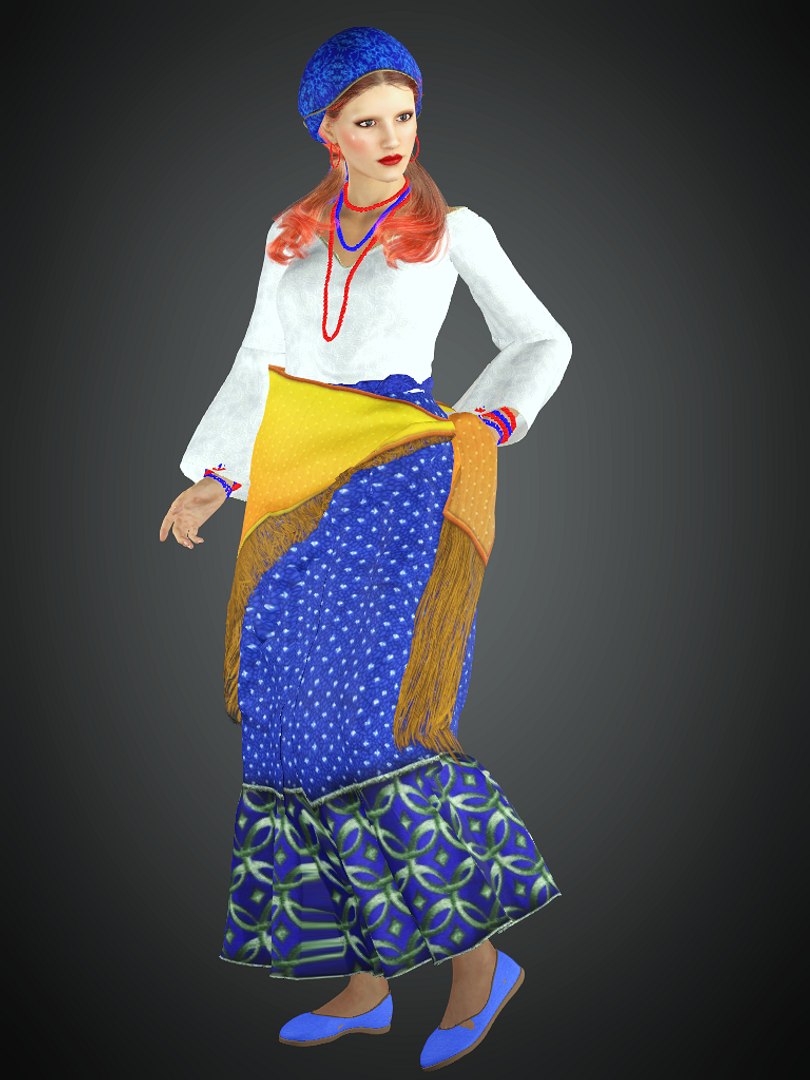 Realistic Rigged Style Woman-Lopa Character 3D Model 3D model ...