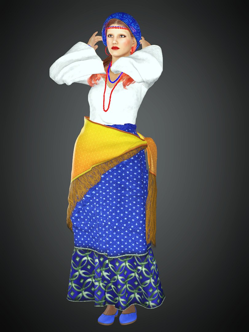 Realistic Rigged Style Woman-Lopa Character 3D Model 3D model ...