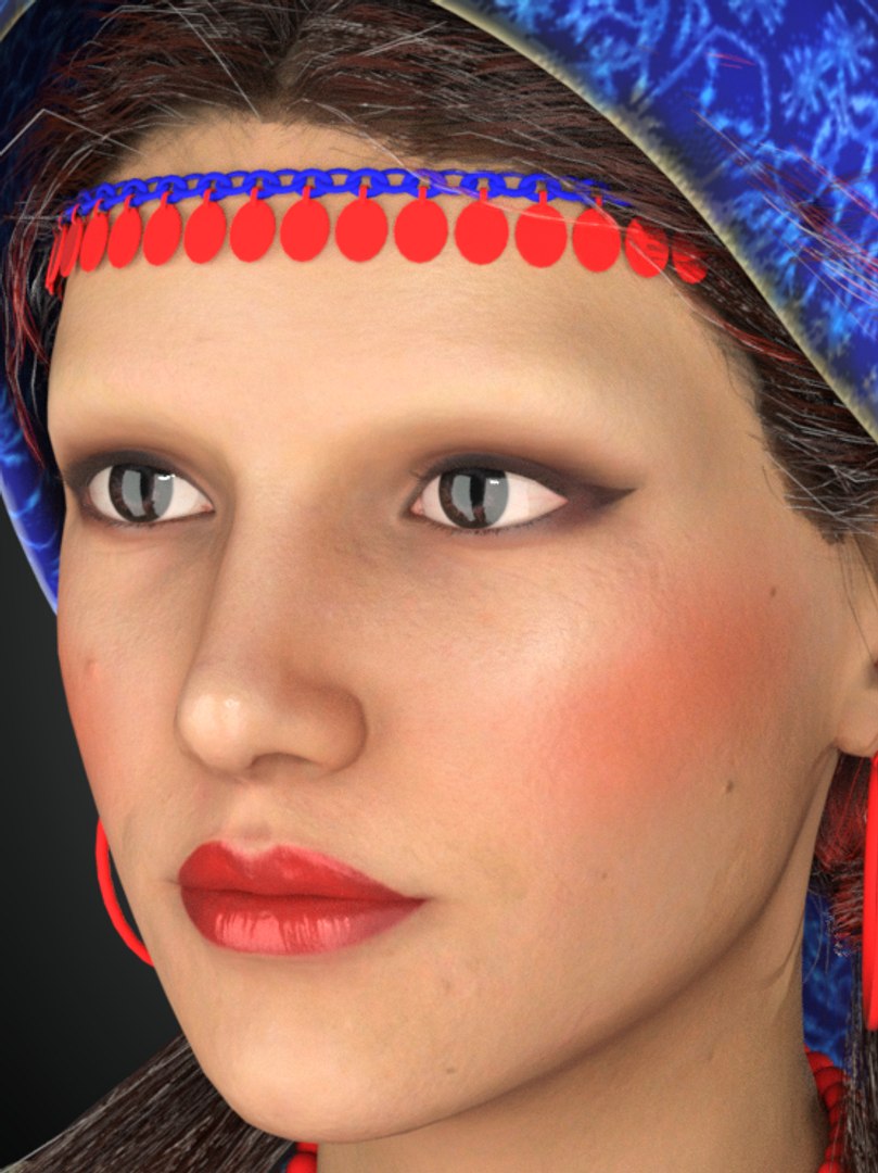 Realistic Rigged Style Woman-Lopa Character 3D Model 3D model ...