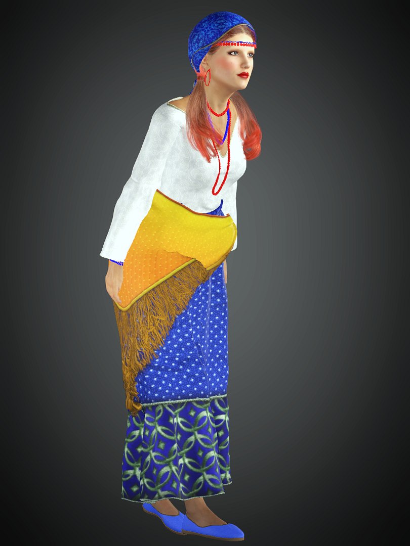 Realistic Rigged Style Woman-Lopa Character 3D Model 3D model ...