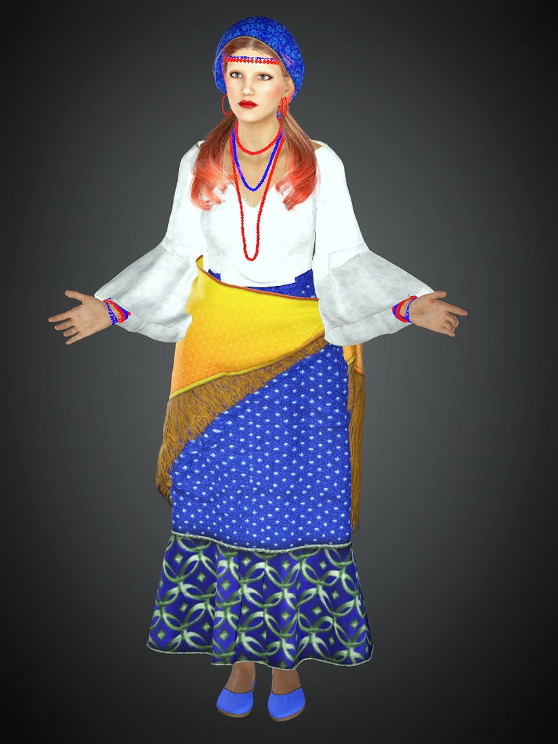 Realistic Rigged Style Woman-Lopa Character 3D Model 3D model ...