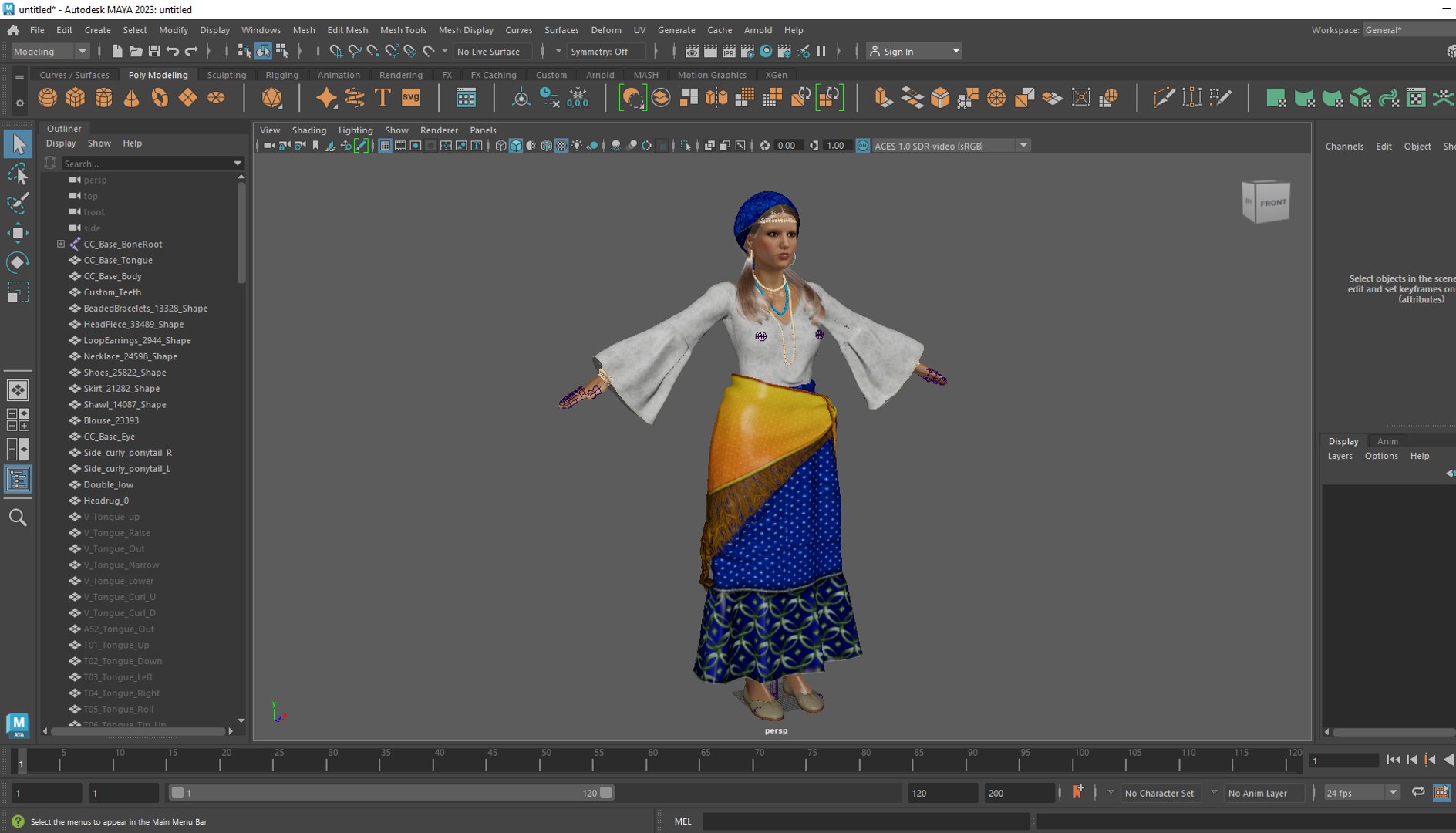 Realistic Rigged Style Woman-Lopa Character 3D Model 3D model ...