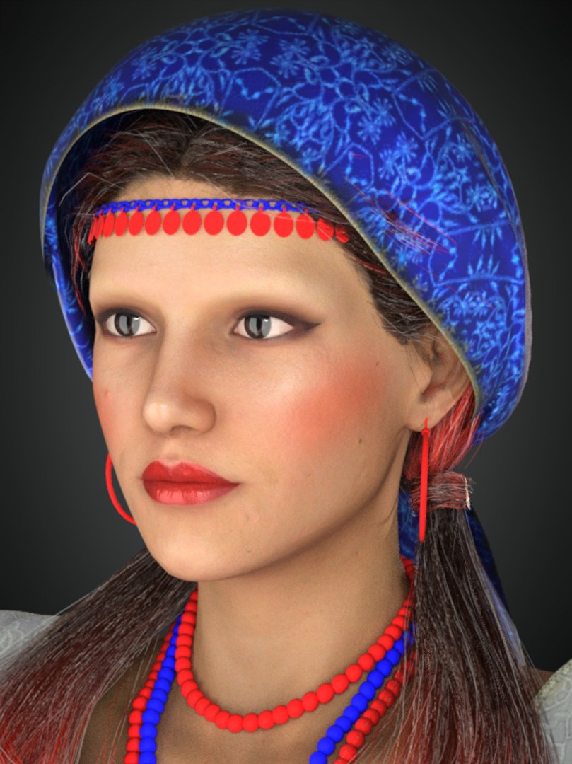 Realistic Rigged Style Woman-Lopa Character 3D Model 3D model ...