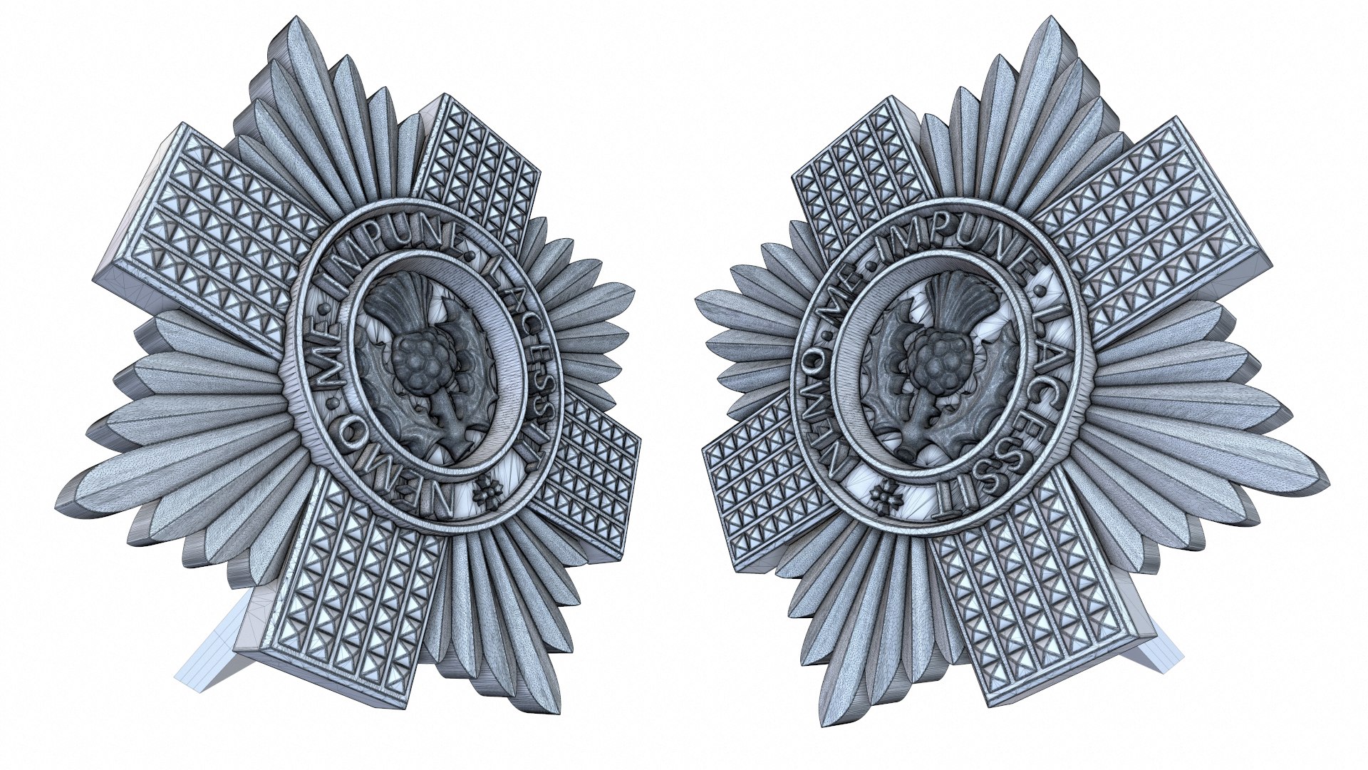 Scots Guards Insignia 3D Model - TurboSquid 1625665