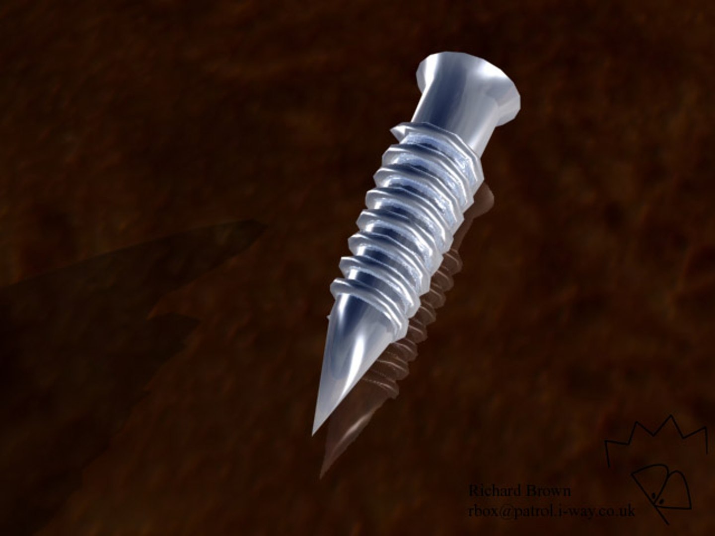 Free Philips Head Screw 3d Model
