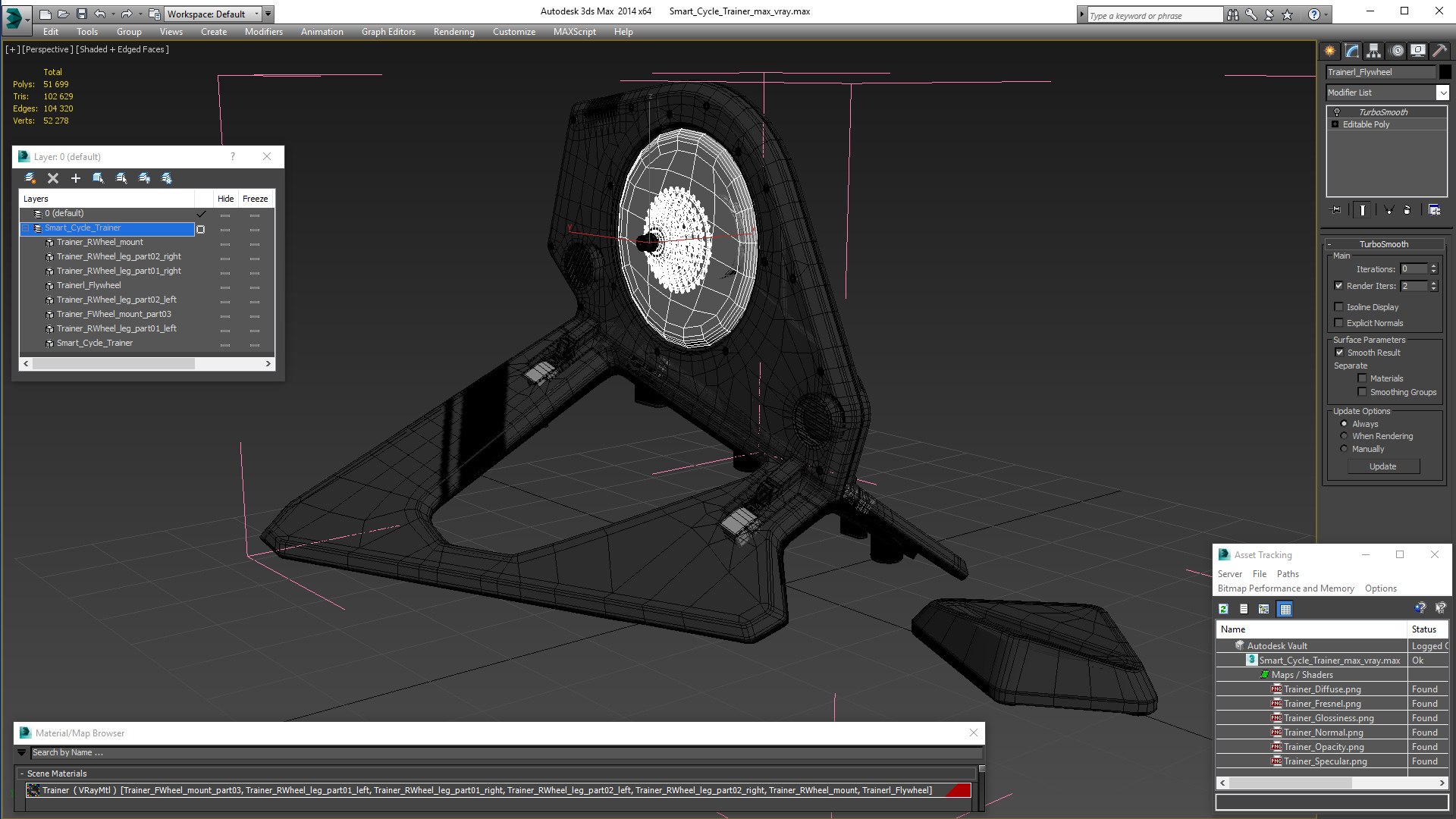 3D Smart Cycle Trainer Model - TurboSquid 1835894