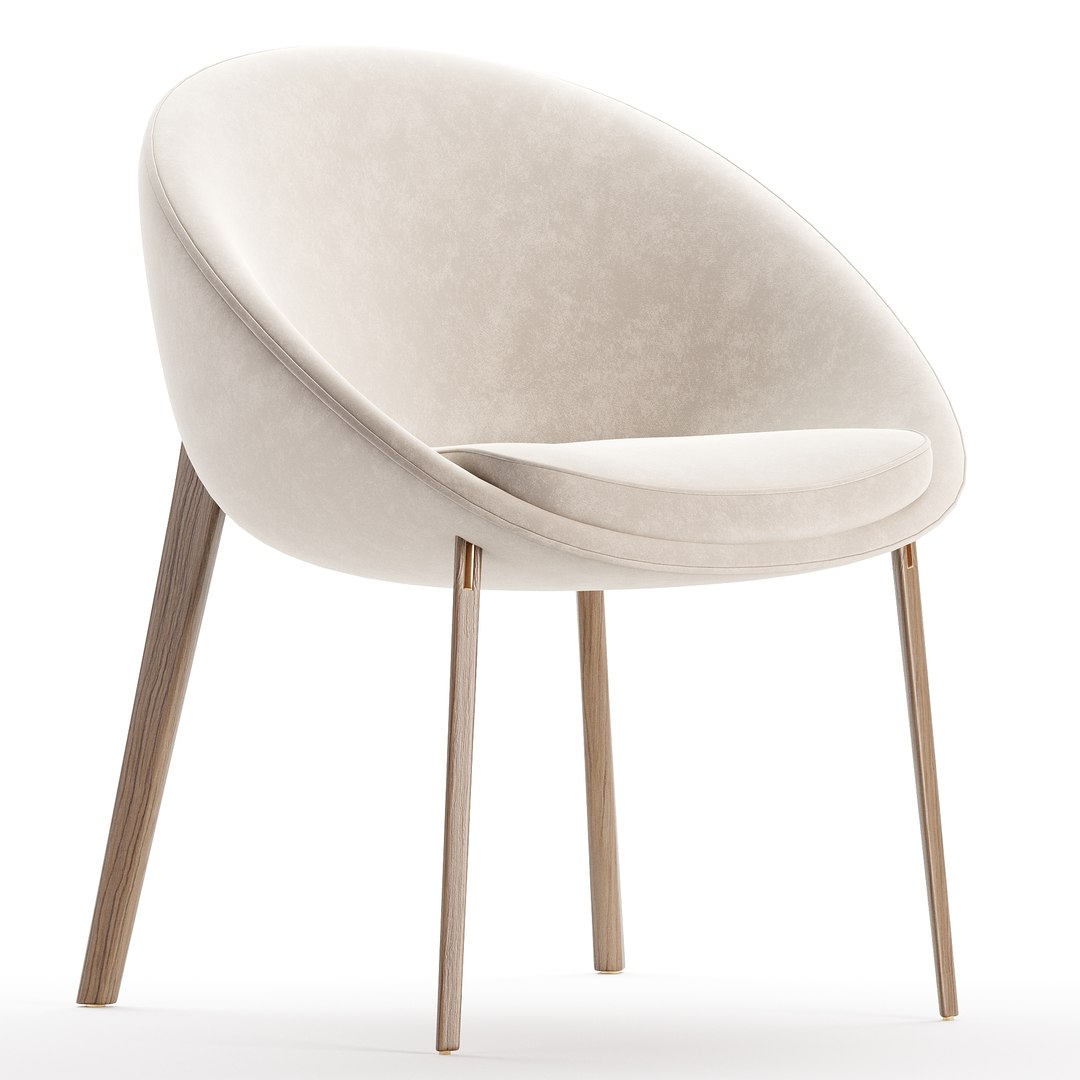 3D Minotti lido dining chair model - TurboSquid 1903332