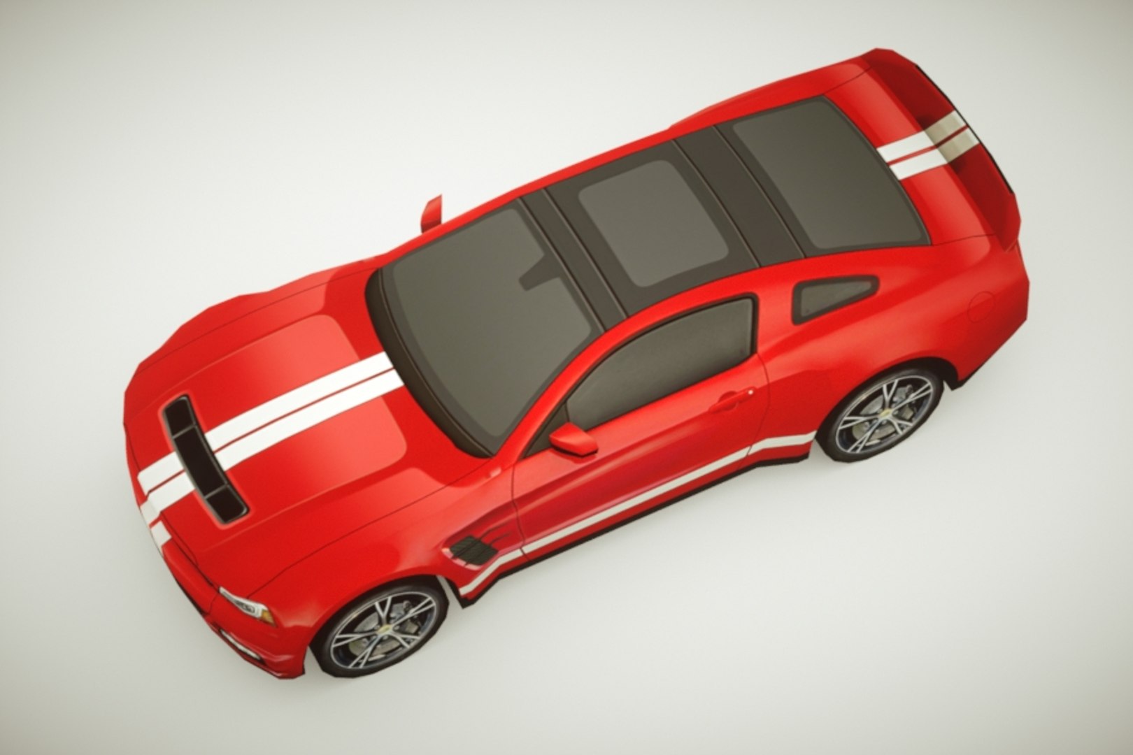 3d Model Generic Muscle-car V1 Car