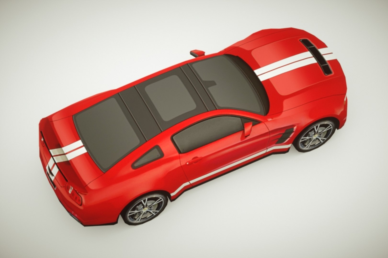 3d Model Generic Muscle-car V1 Car