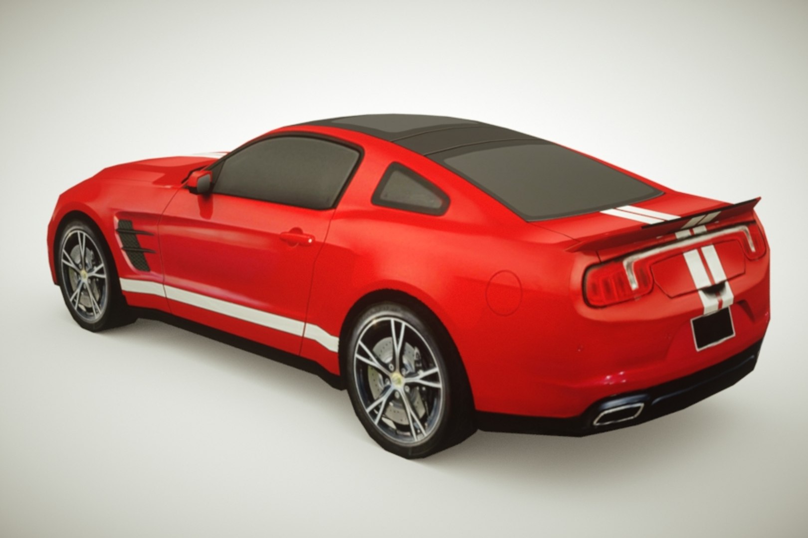 3d Model Generic Muscle-car V1 Car