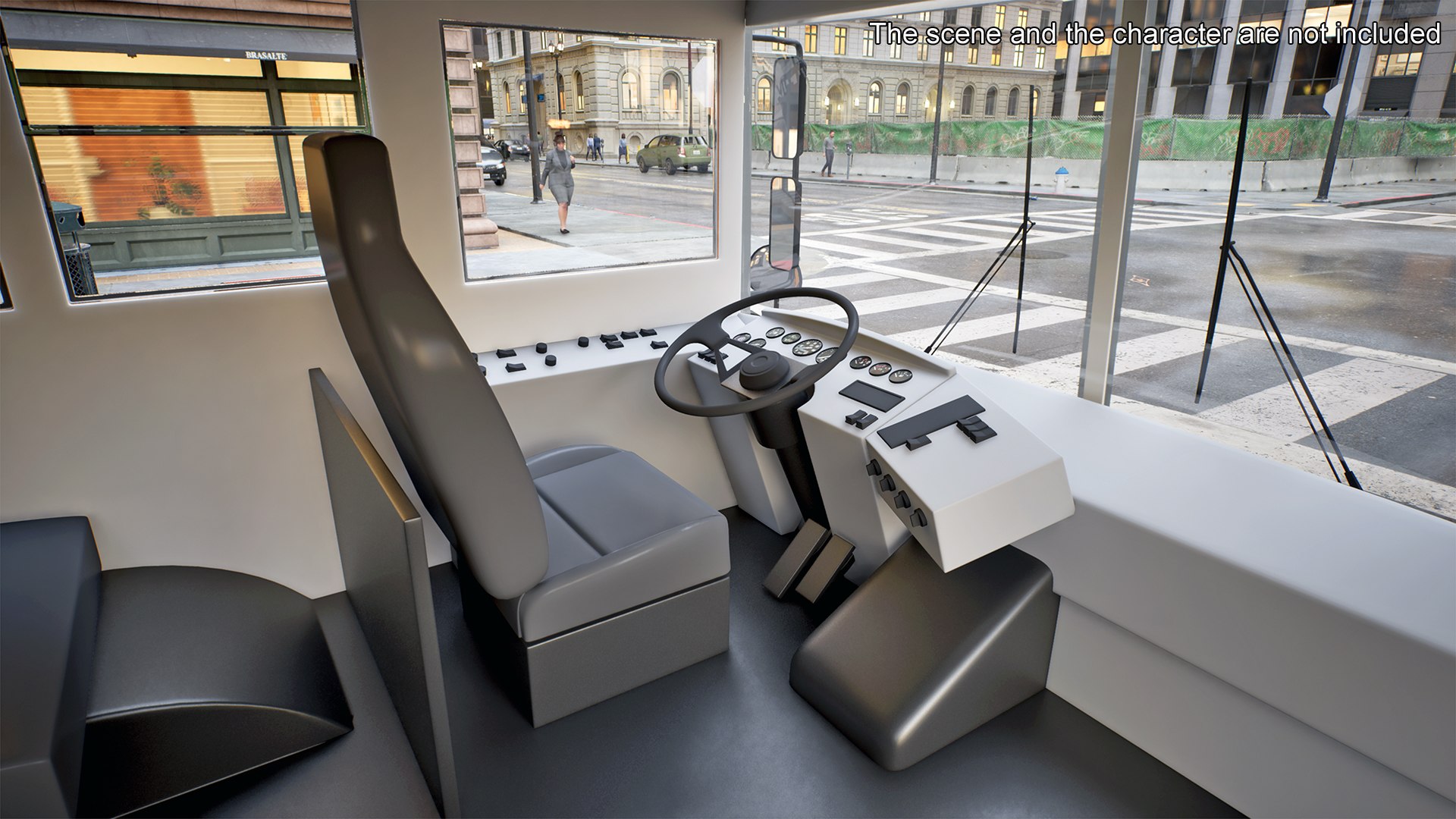 3D Electric School Bus Rigged model - TurboSquid 2144557