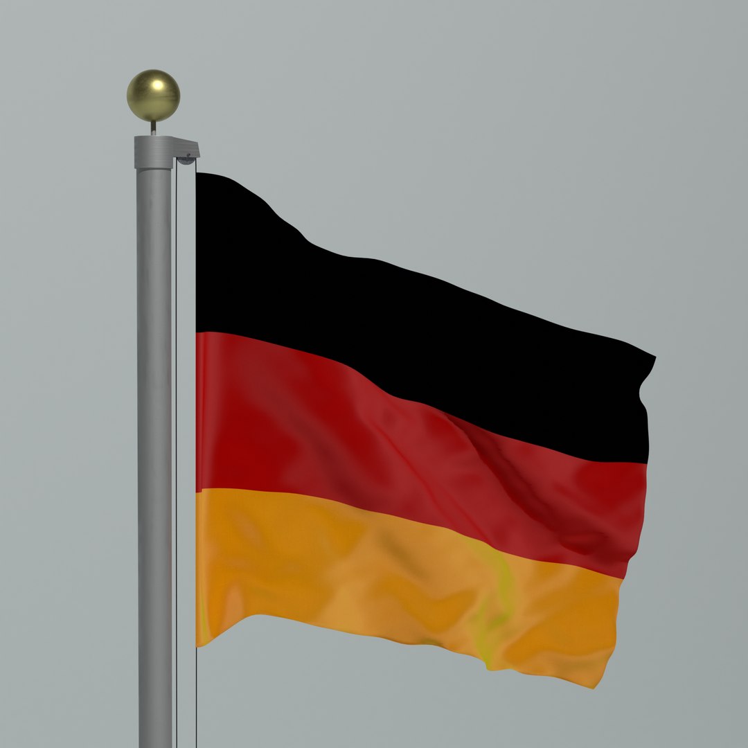GERMANY FLAG 3D model - TurboSquid 1820485