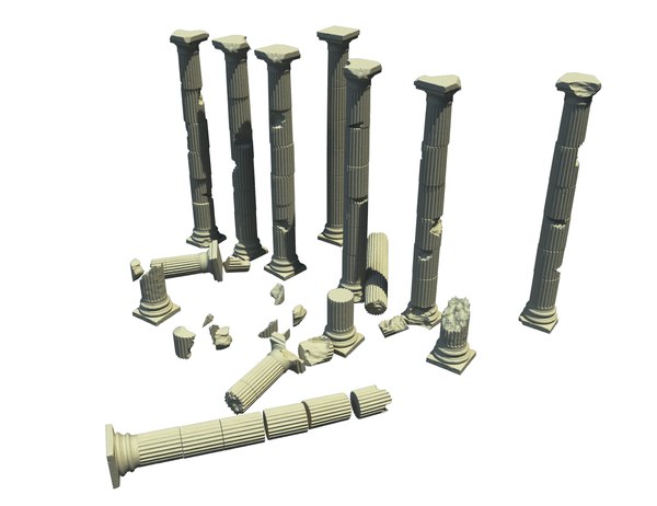 Column Baroque 3D Models for Download | TurboSquid