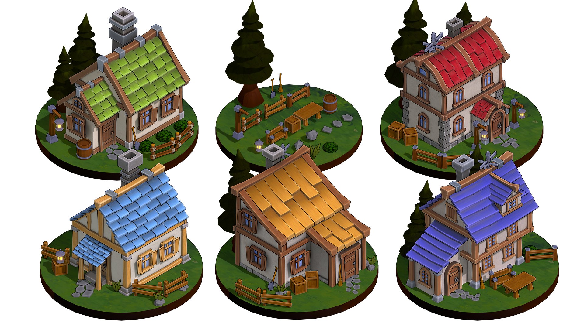 3D Stylized Simple House props model - TurboSquid 2089018