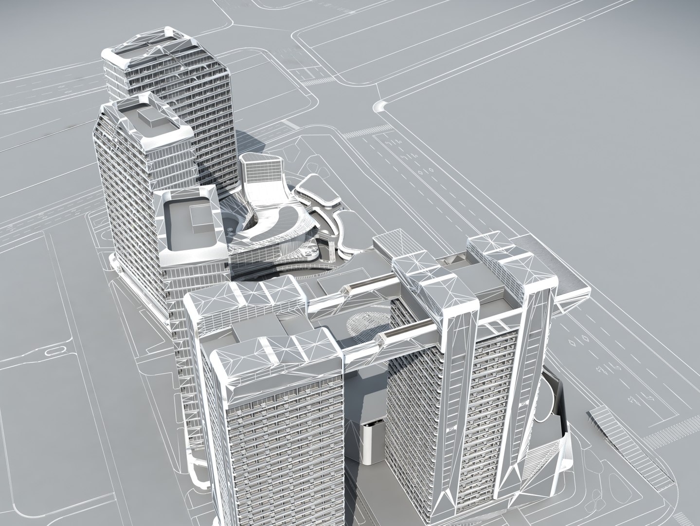 Cityscape 16 3D Model - TurboSquid 2075148