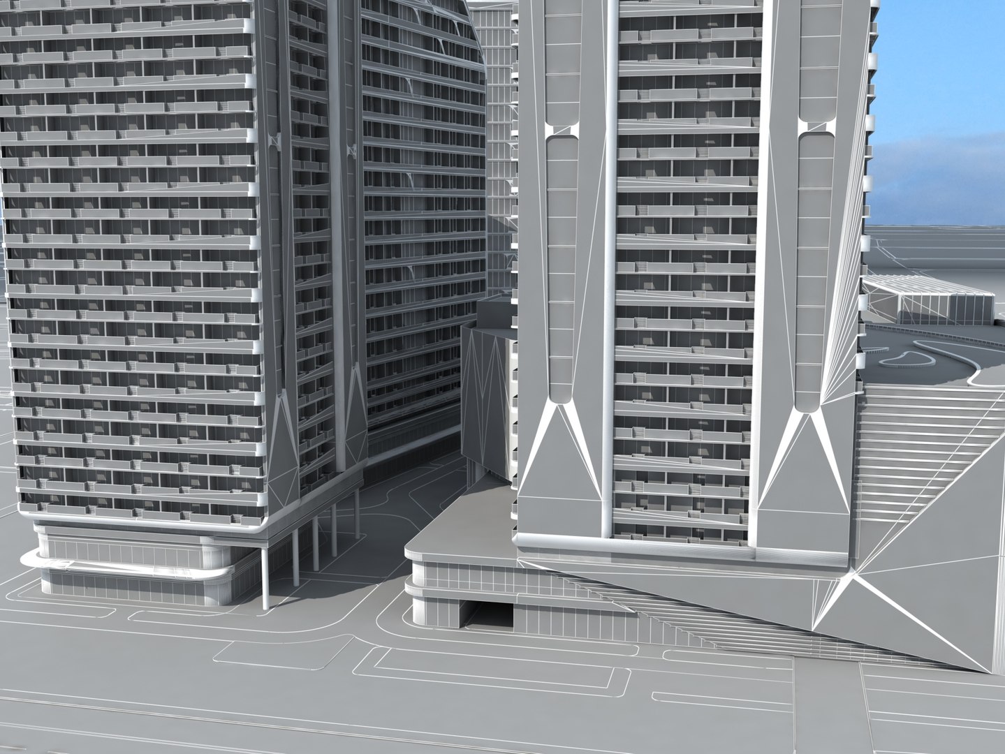 Cityscape 16 3D Model - TurboSquid 2075148