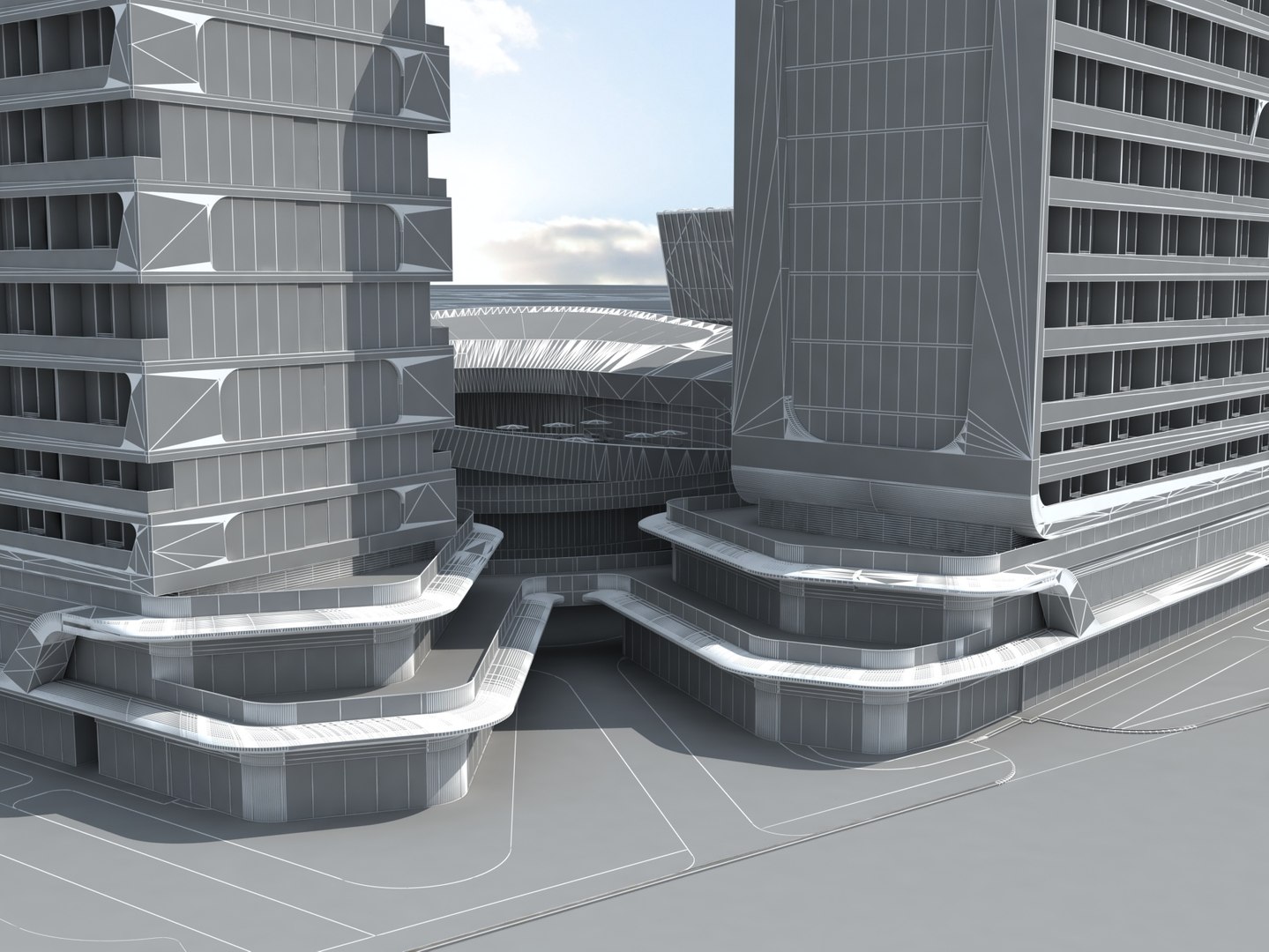 Cityscape 16 3D Model - TurboSquid 2075148