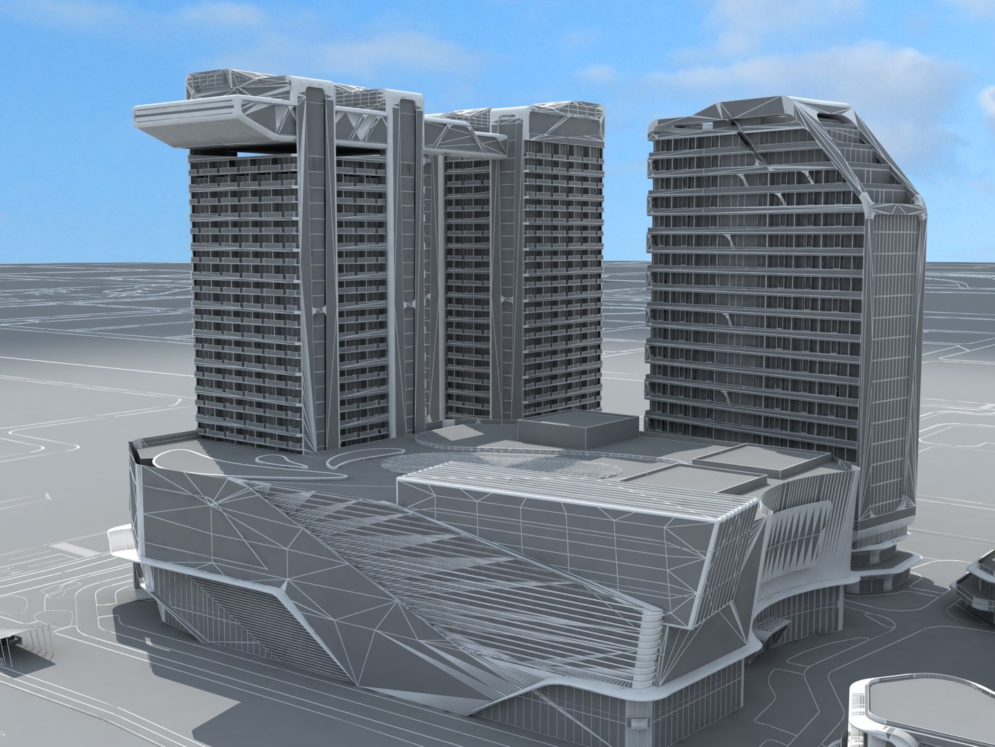 Cityscape 16 3D Model - TurboSquid 2075148