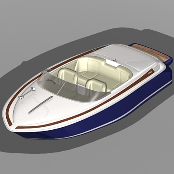 craft boat 3d model