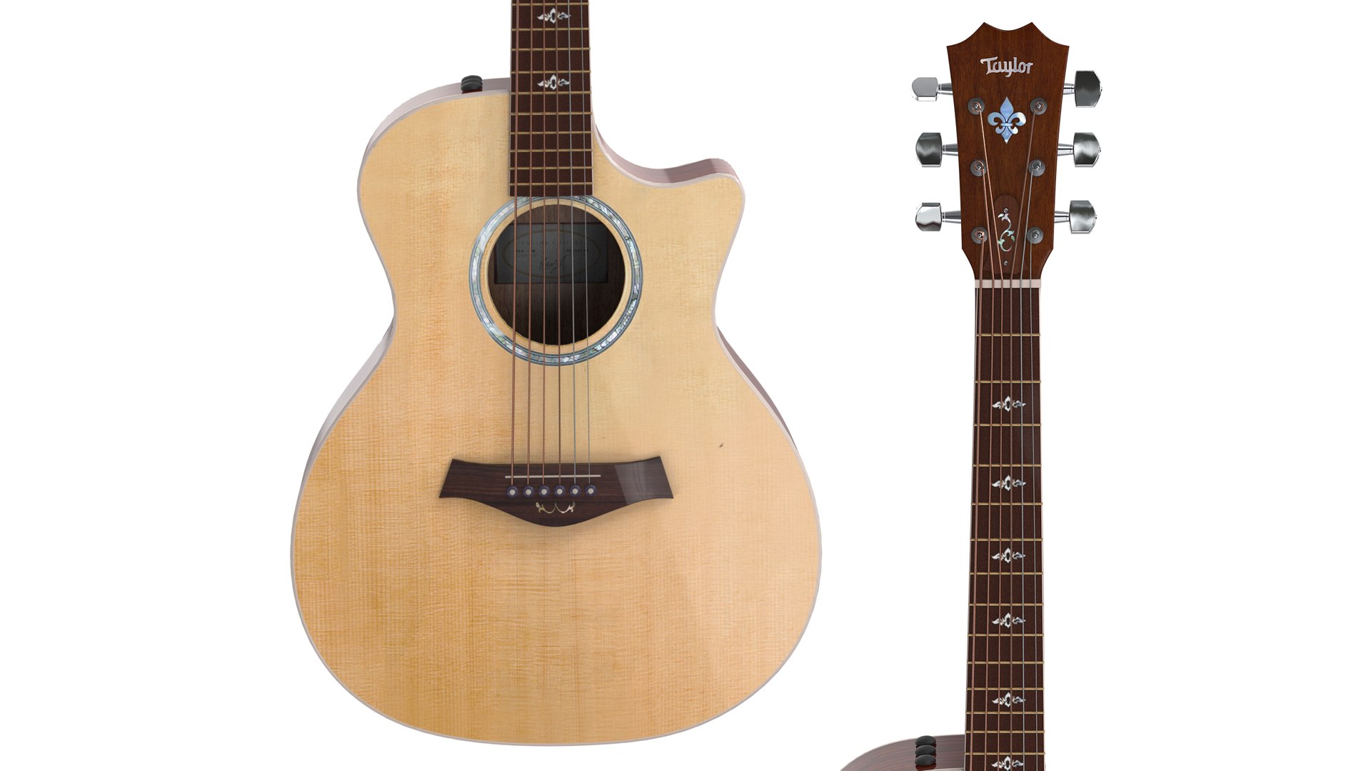 Taylor Guitars 300 Series 3d Ma