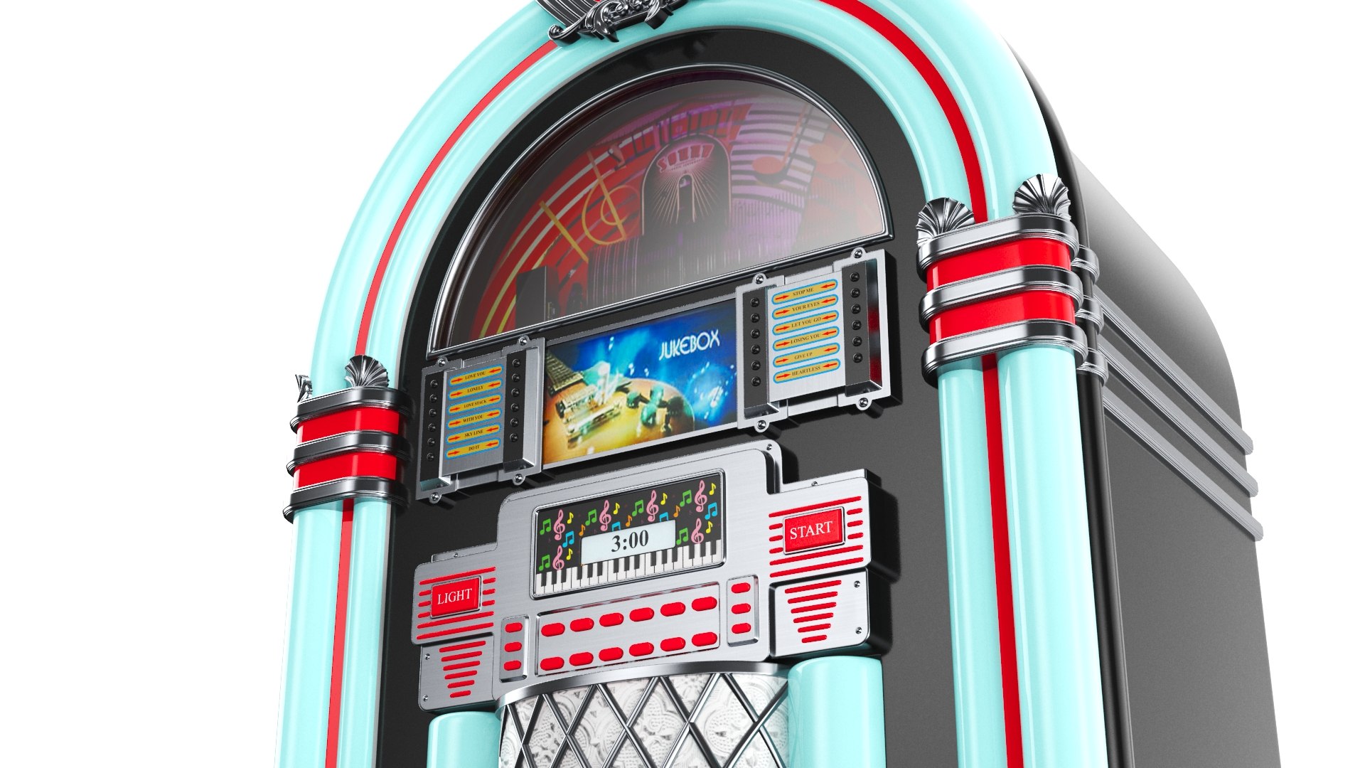 Detailed Jukebox 3D Model - TurboSquid 2209725