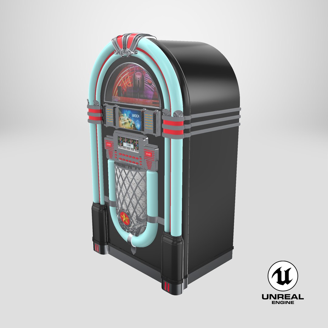 Detailed Jukebox 3D Model - TurboSquid 2209725