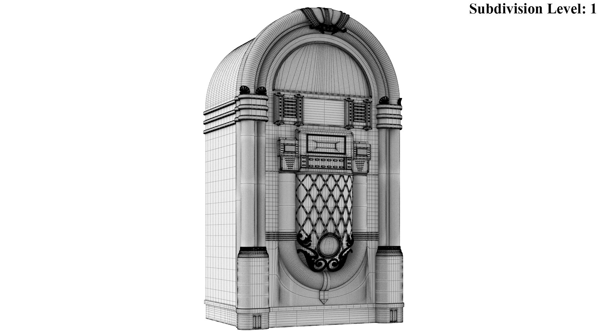 Detailed Jukebox 3D Model - TurboSquid 2209725