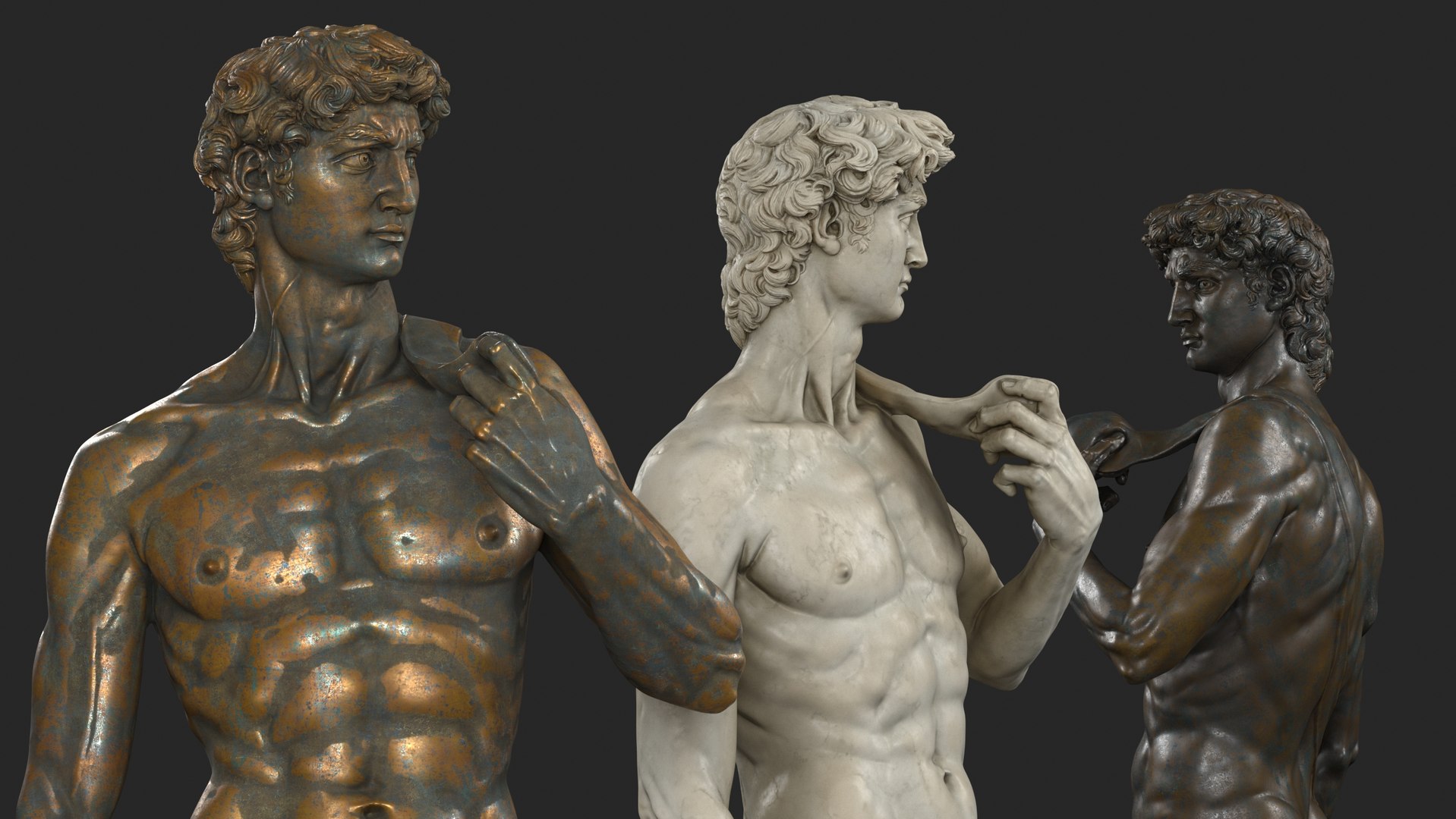 Statue David Michelangelo Model - TurboSquid 1342769