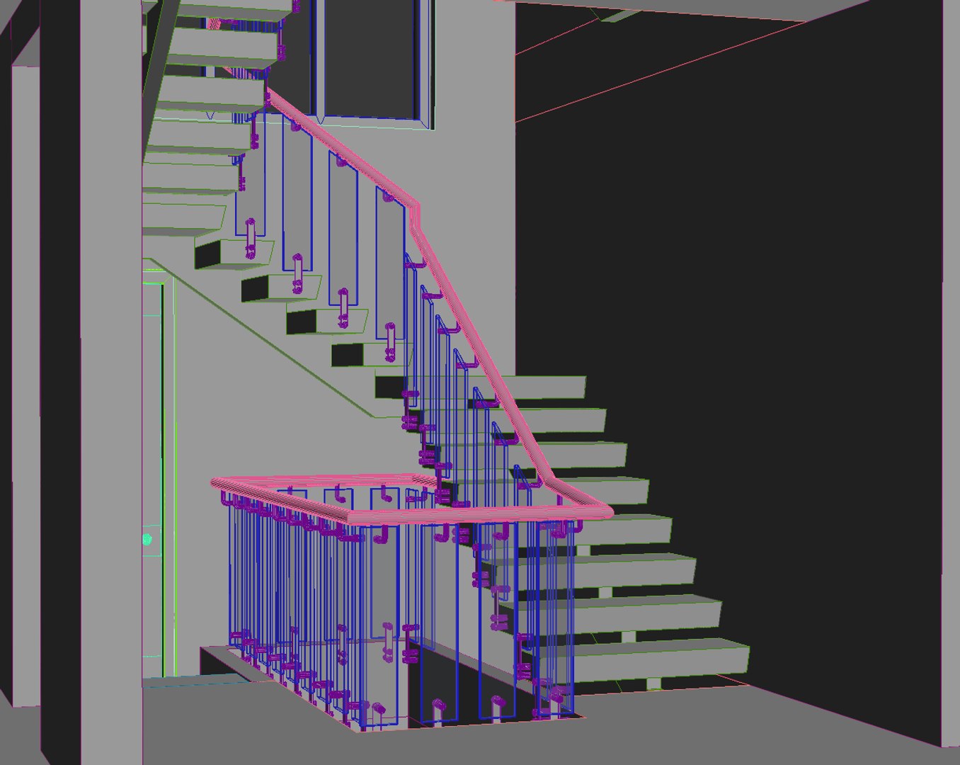 Staircase 3d Model