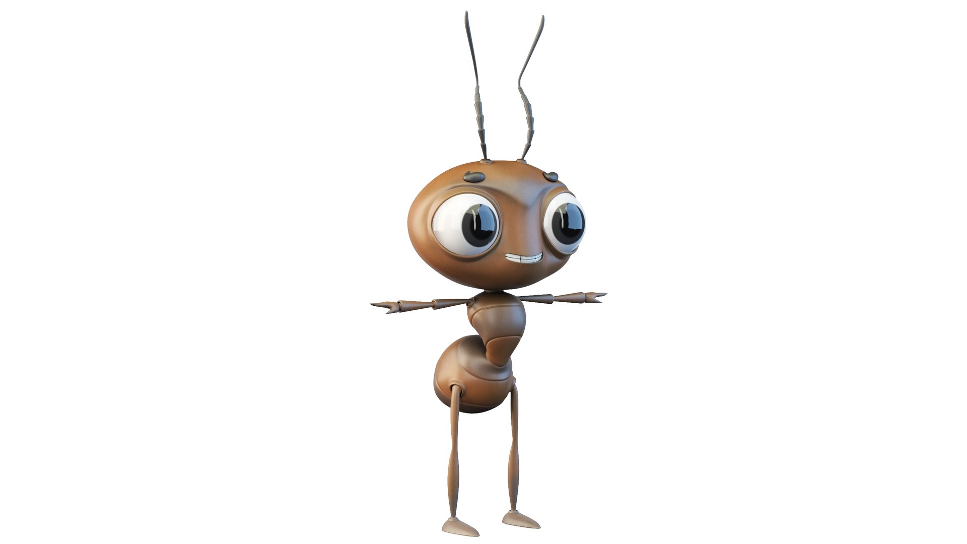 Cartoon Ant Character 3D - TurboSquid 2070208