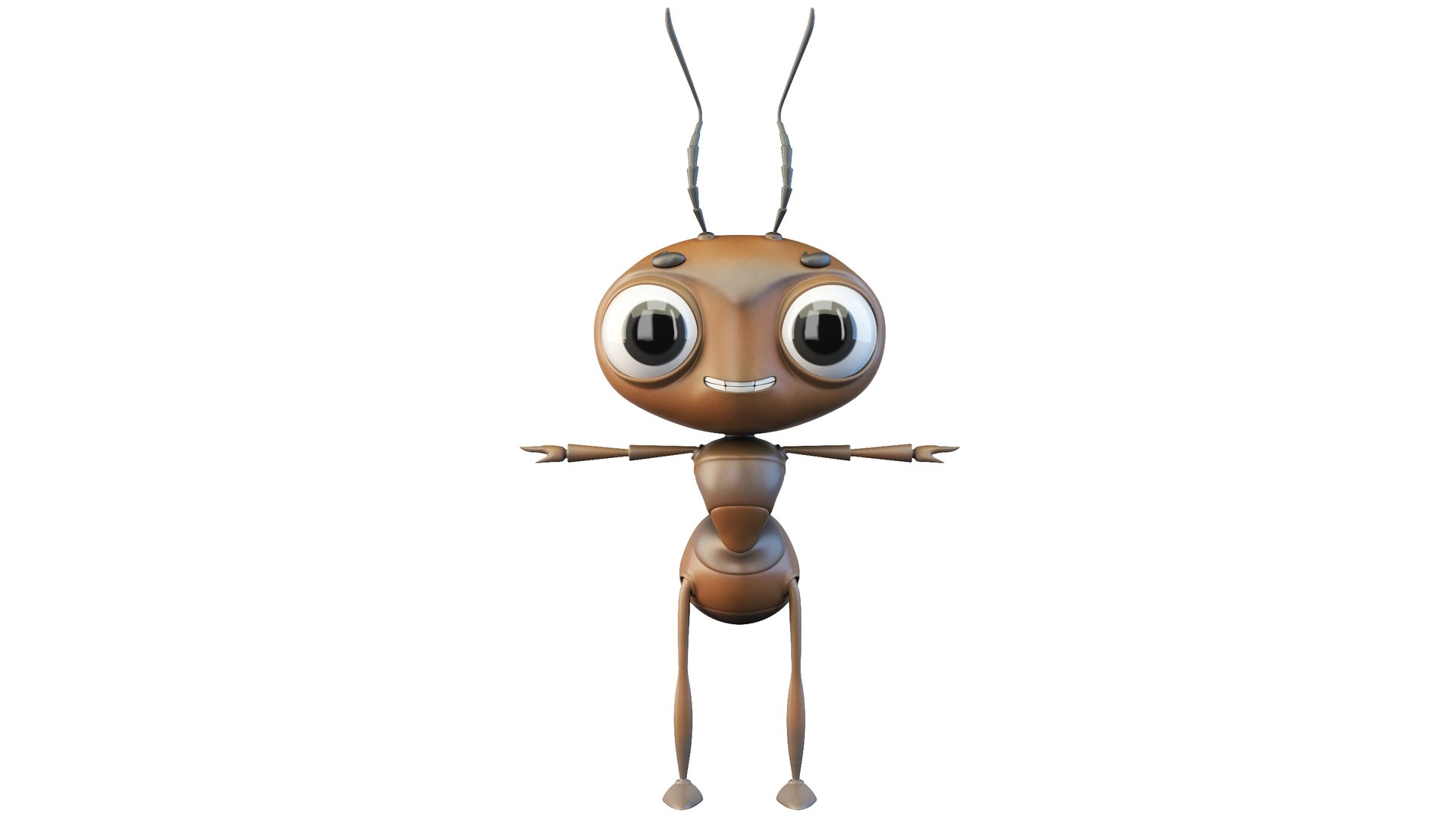 Cartoon Ant Character 3D - TurboSquid 2070208